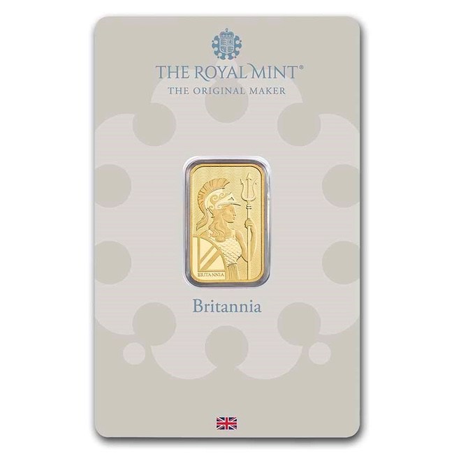 5 Gram British Gold Britannia Bar (New w/ Assay) – ZM