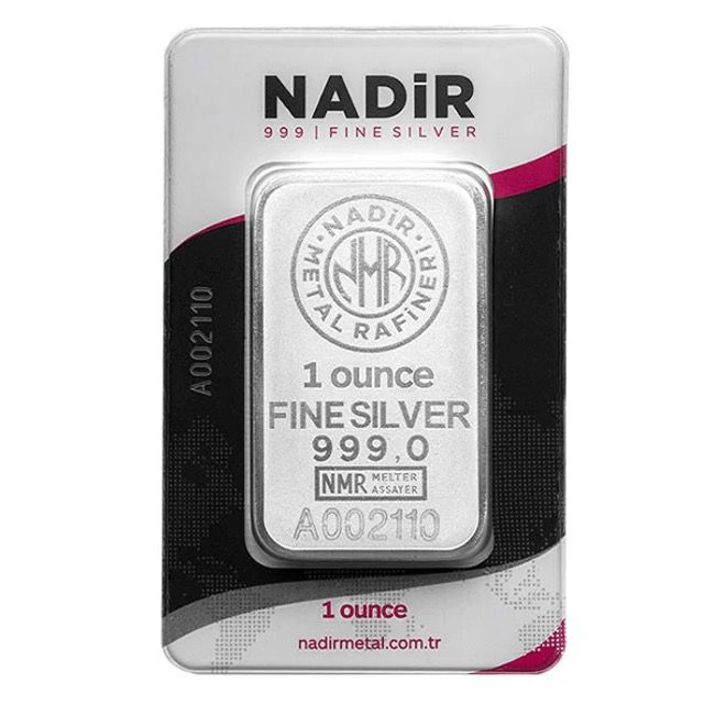 1 oz Nadir Silver Bar – ZM
