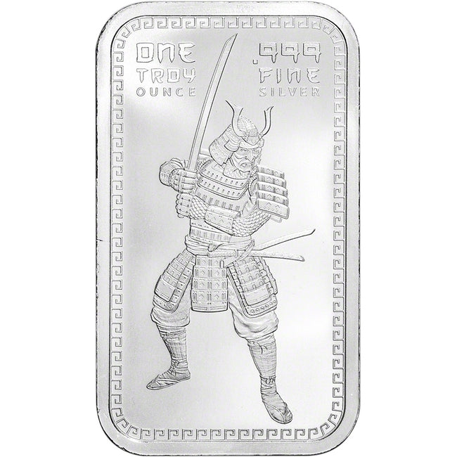 Samurai Warrior - 1 oz Silver Bar – ZM